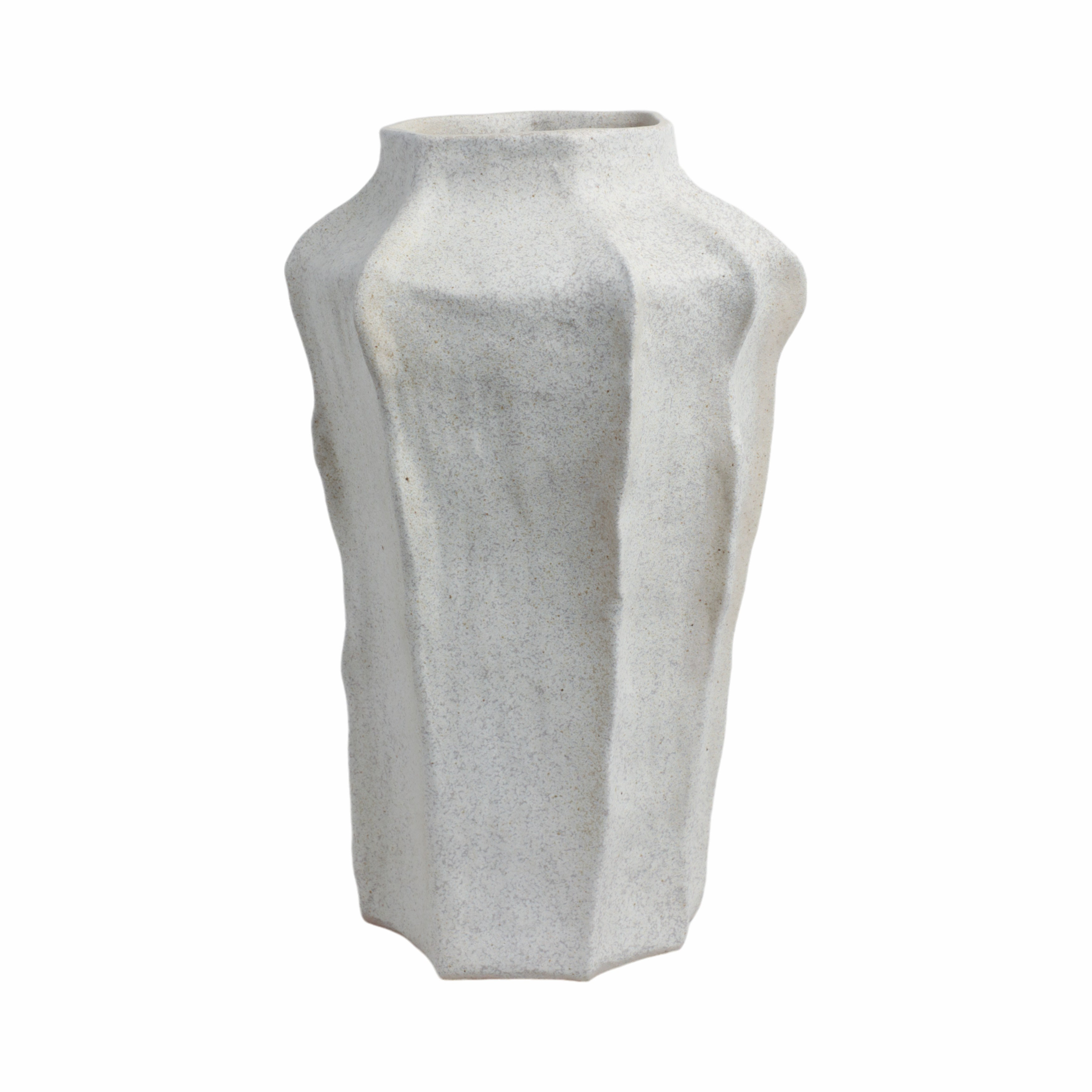 Joss & Main Brittany 20" Llanas Large Porcelain Vase, Gray | Wayfair